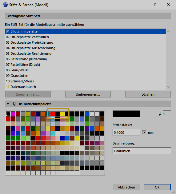 Das Stift-Set im Überblick :: IDC